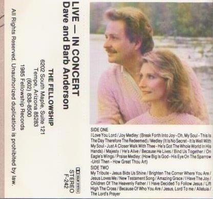 Dave and Barb Anderson - Live - In Concert - Amazon.com Music