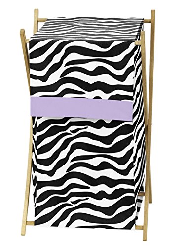 Amazon.com : Sweet Jojo Designs Baby and Kids Purple Funky Zebra ...