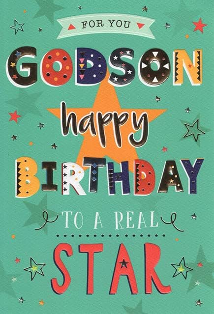 Godson Birthday Card : Amazon.co.uk: Stationery & Office Supplies