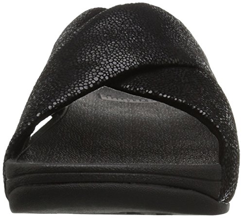 FitFlop Women's Swoop Slide Flip Flop, Black, 6 M US : Amazon.in: Fashion