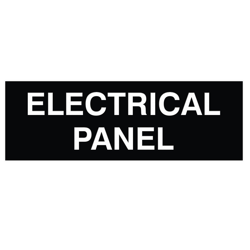 Amazon.com: All Quality Basic Electrical Panel Sign - Fire Regulation ...