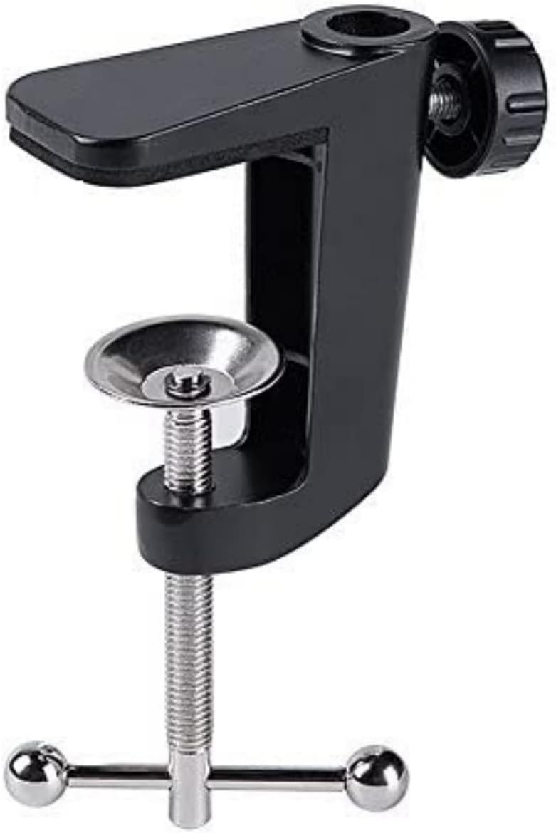 Amazon.com: Frgyee Table Mount Clamp, Metal Desk Clamp for Microphone ...