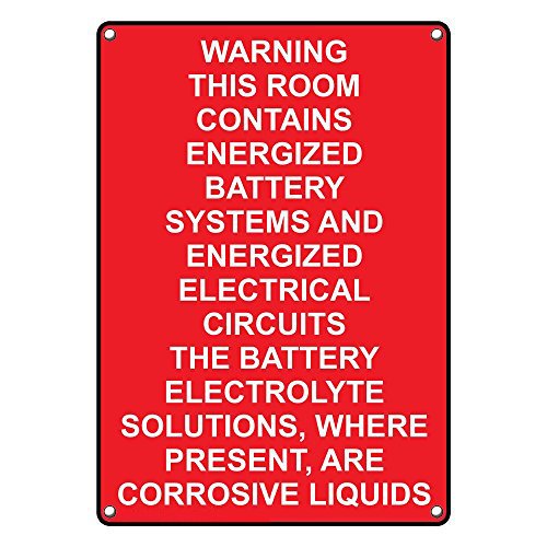 Amazon.com: Weatherproof Plastic Vertical Warning This Room Contains ...