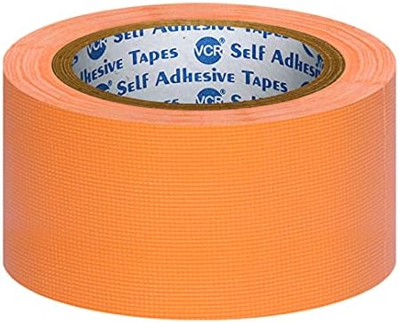 VCR Orange Duct Tape - 18 Meters in Length 48mm / 2" Width - 1 Roll Per ...