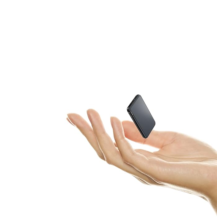 Buy Auskang Power Bank 5000mAh Ultra Slim External Battery with Port ...