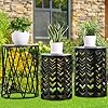 Amazon.com: Y&M Set of 3 Stacking Coffee Tables for Living Room End ...