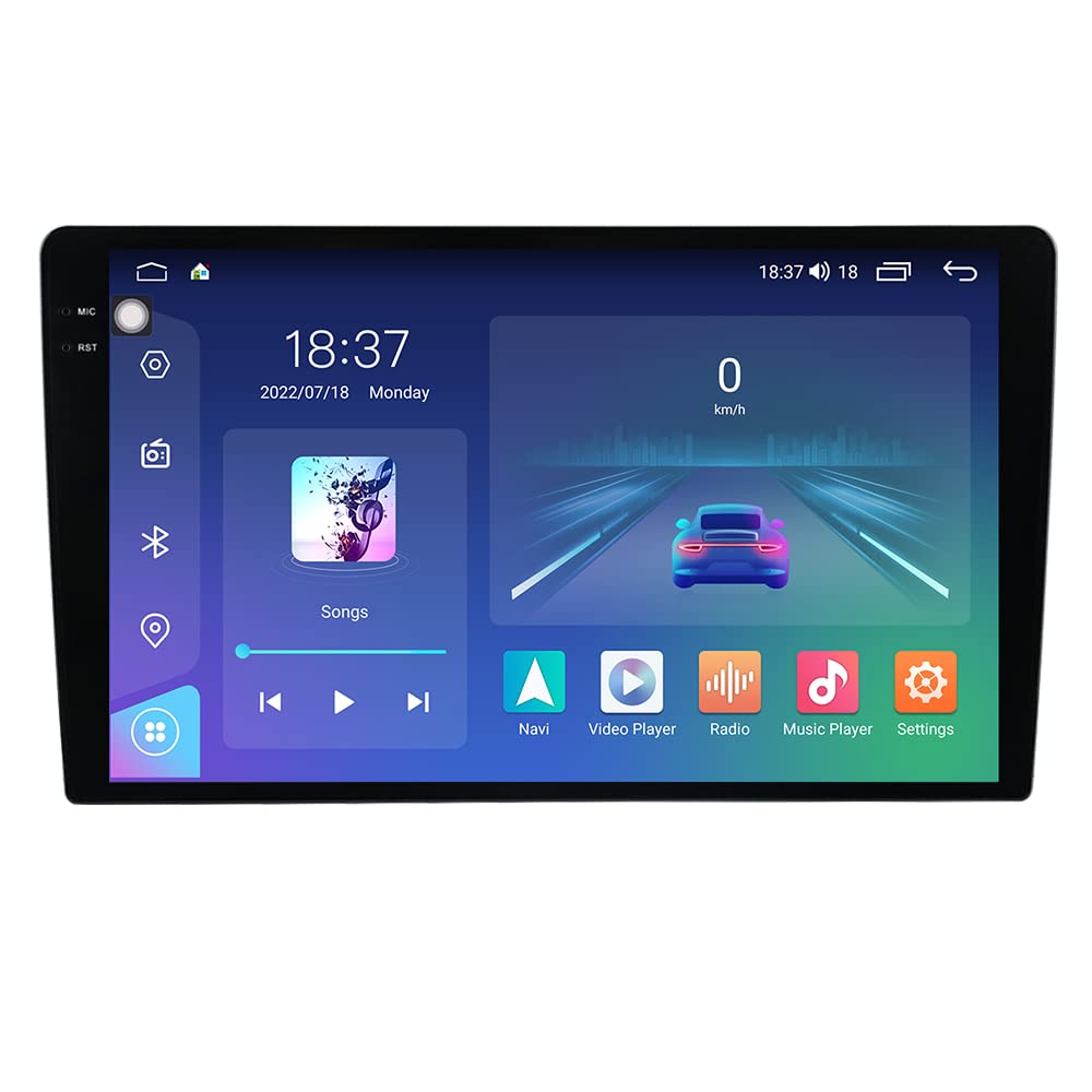 Amazon.com: RONGJI M6 Pro 1280 * 720 Screen Double Din Car Stereo, 4 ...