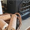 Lekto Woodfuels Hardwood Heat Logs - 4 x 20 kg (40 Logs), Fire Logs for ...