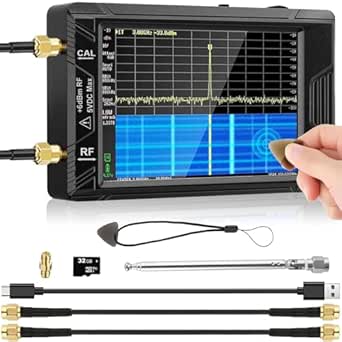 Handheld Tinysa Ultra Spectrum Analyzer, 4-inch HD Touch Screen 100k-5 ...