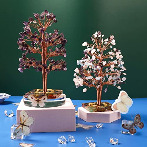Milakoo Money Tree for Feng Shui Home Office Table Decorations 7 Chakra ...