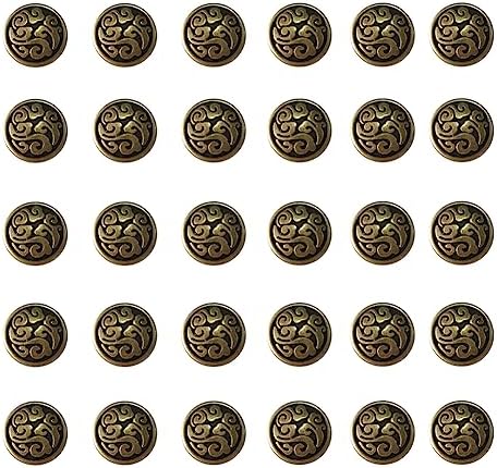Amazon.com: Mingchen 15pcs Decorative Screw Back Rivet Buttons DIY ...