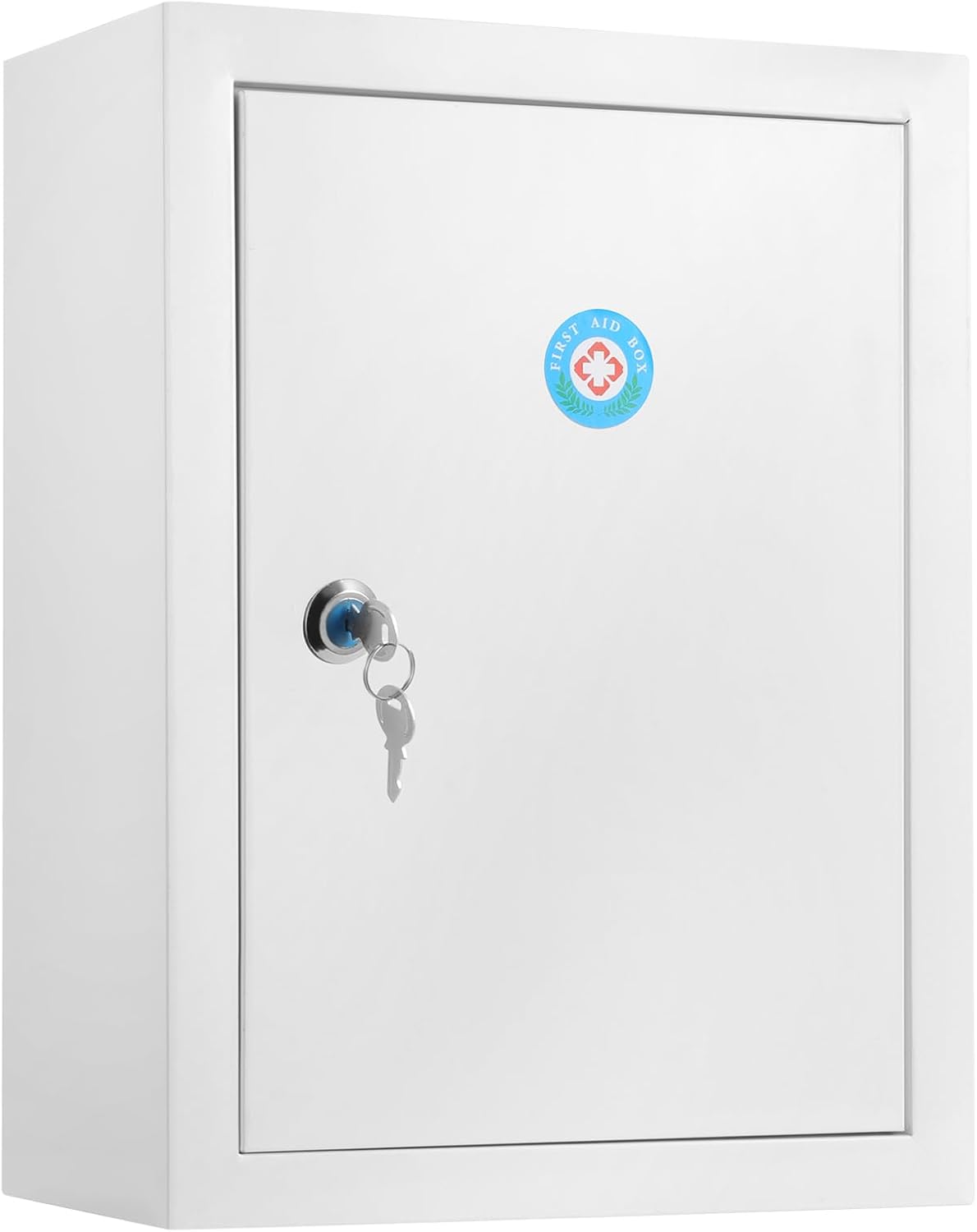 Amazon.com: Anndason Large Locking Wall Mount Medicine Cabinet First ...