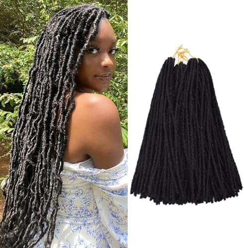 Amazon.com : Fahe 10 Inch Micro locs Crochet Hair Braids for Women ...