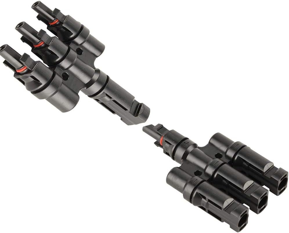 YIXISI 1 Pair T-Type (1 to 3) Style Branch Connector, 2 Pairs Connector ...