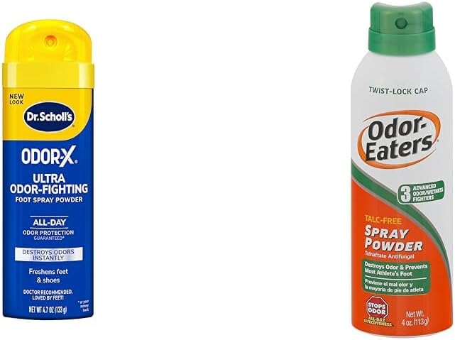Amazon.com: Dr. Scholl's and Odor-Eaters Foot Spray Powders, 4.7 oz and ...
