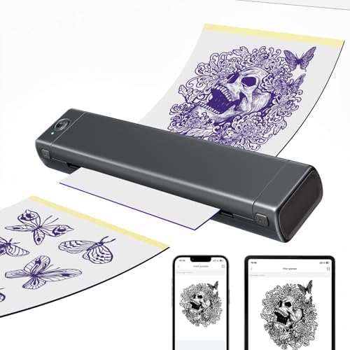 Amazon.com: ItriAce Tattoo Stencil Printer,M08F Wireless Portable ...