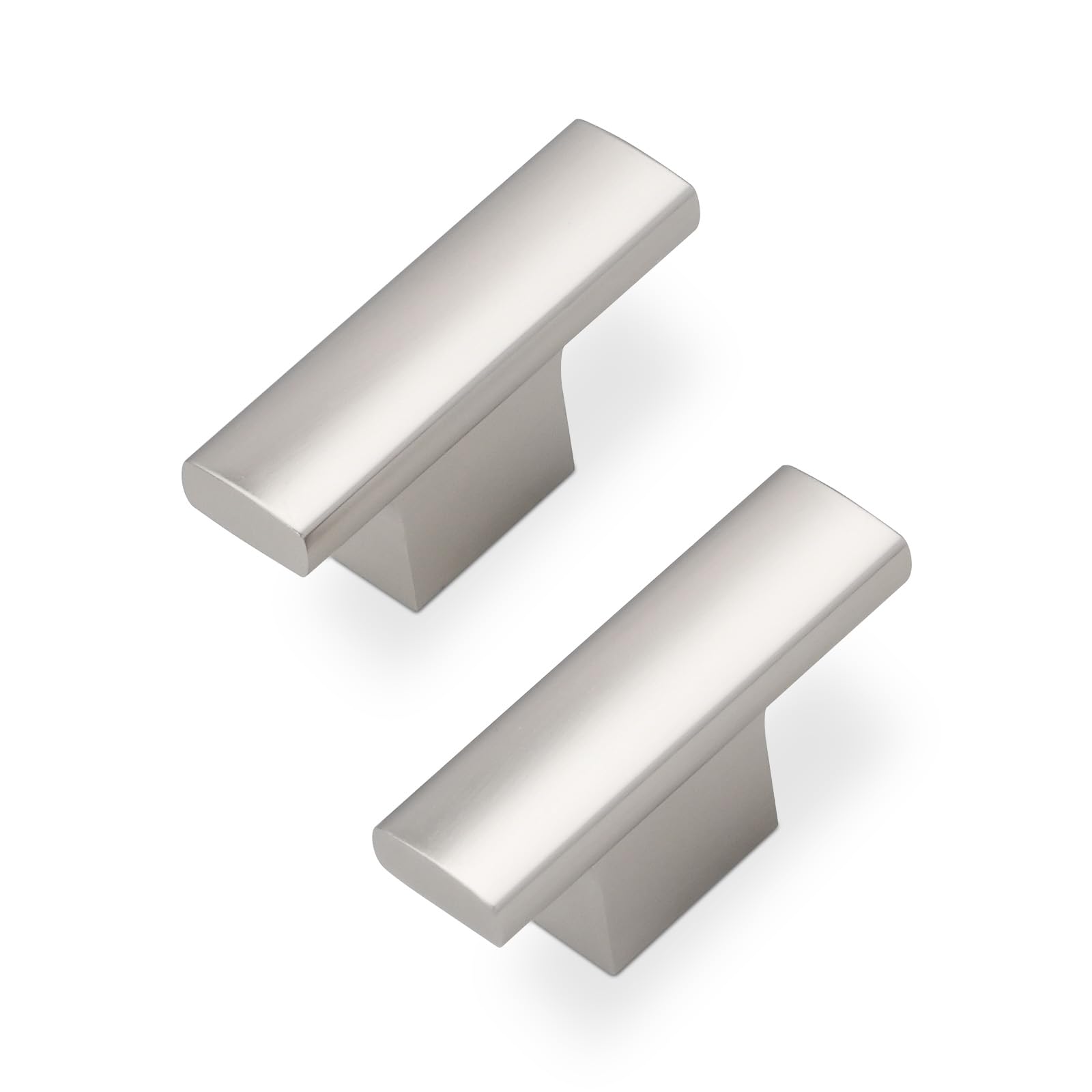 KOMOTIA 10 Pack Brushed Satin Nickel Kitchen Cabinet Knobs Cabinet ...