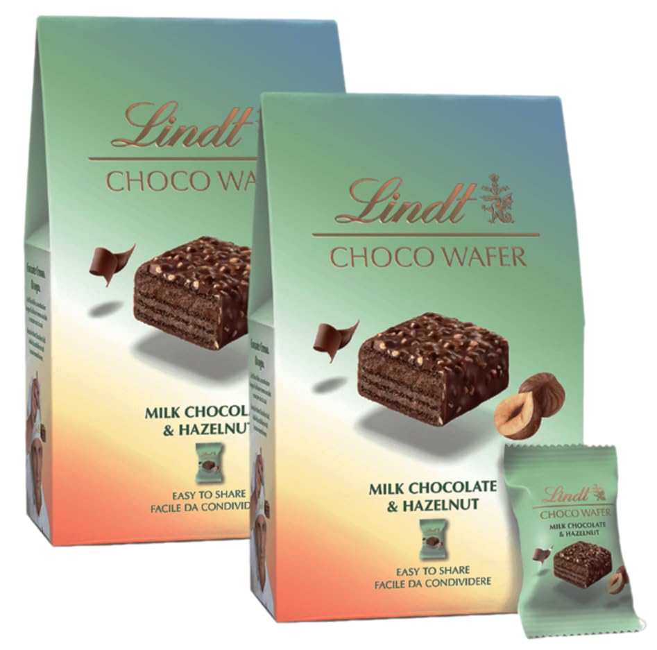 Lindt Choco Wafer Box Bundle - Wafer with Chocolate Based Filling ...