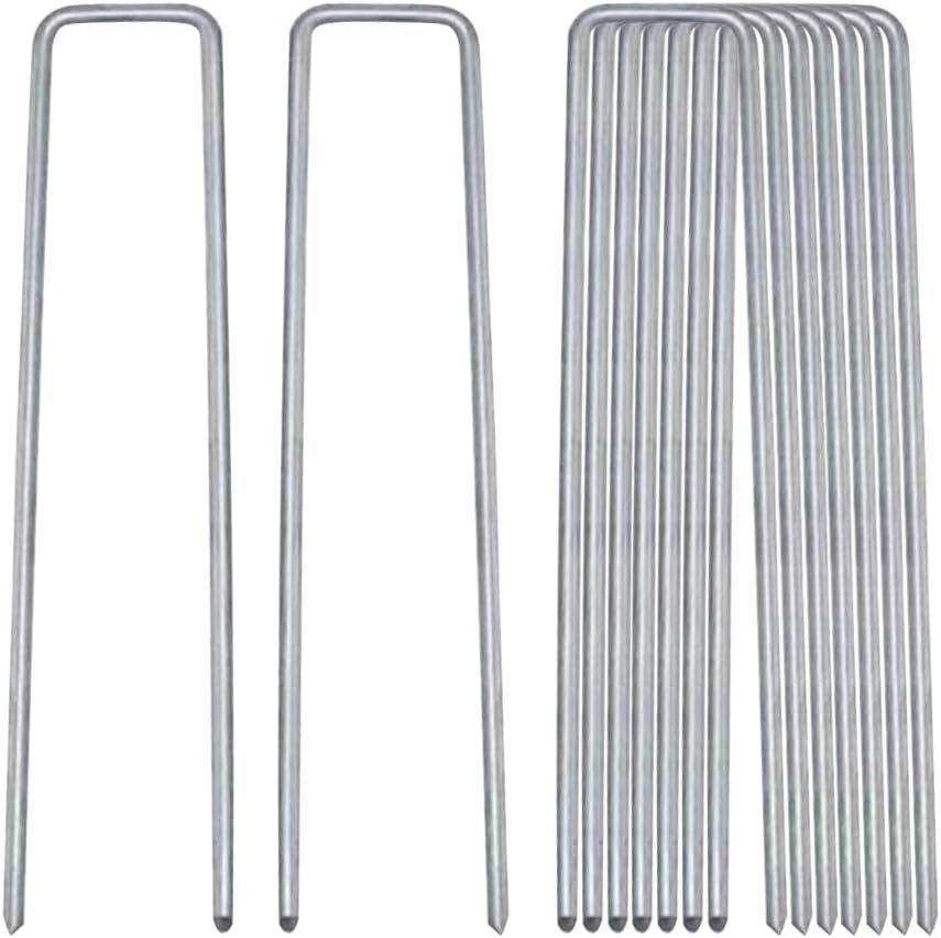 Amazon.com : Keoferlo 8 Gauge Ground Staples 8 Inch Landscape Staples ...