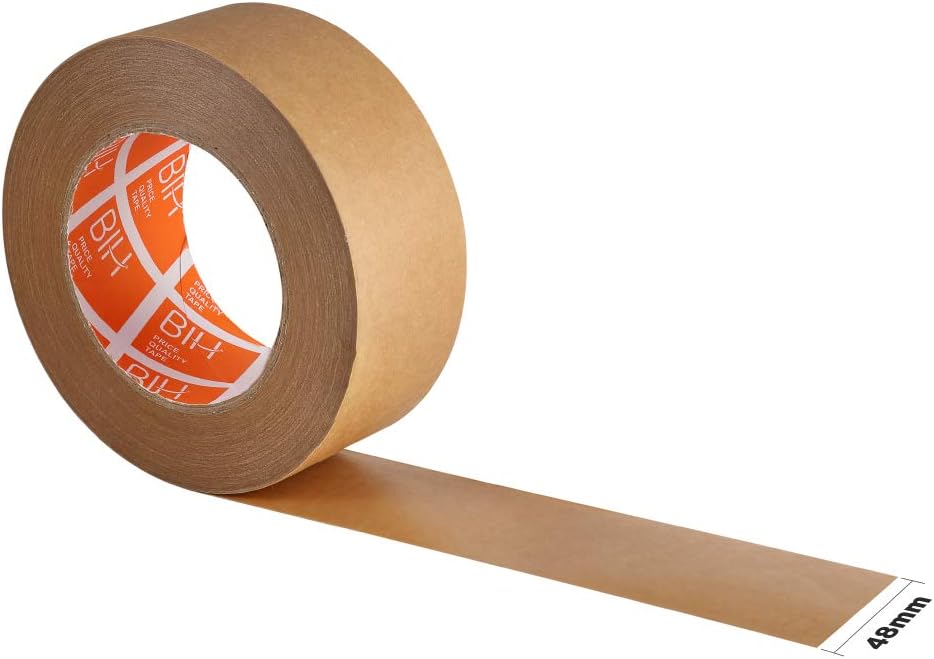 Amazon.com : Kraft Paper Tape - Writable, 100% Paper (50mm x 55m ...