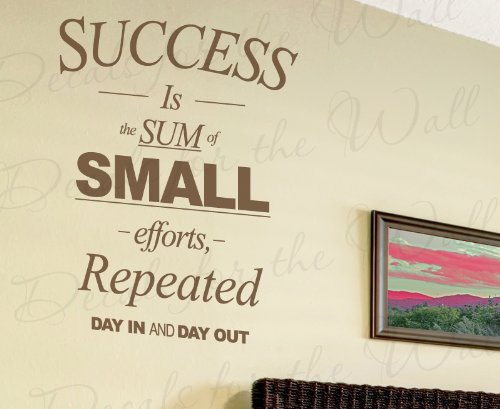 Amazon.com: Success is The Sum of Small Efforts Repeated Day in and Day ...