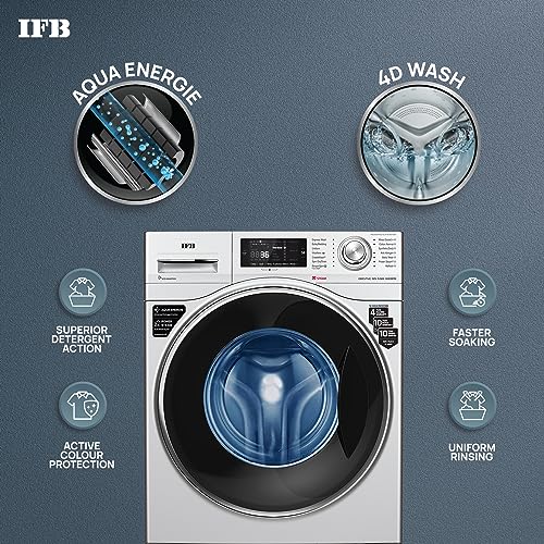 IFB 9 Kg 5 Star AI Powered Front Load Washing Machine, 2X Power Steam ...
