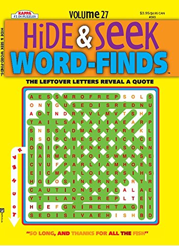 Hide & Seek Word-Finds Puzzle Book - Volume 27: Kappa Books Publishers ...