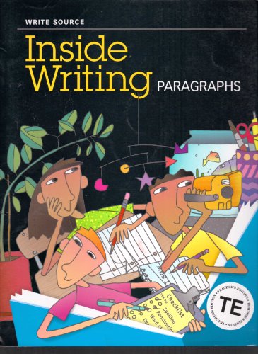 Amazon.com: Write Source, Inside Writing, Grade 5: Paragraphs, TEACHER ...