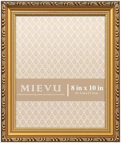 Amazon.com - Splinterix 8x10 Gold Picture Frame, 2 Pack Ornate Vintage ...