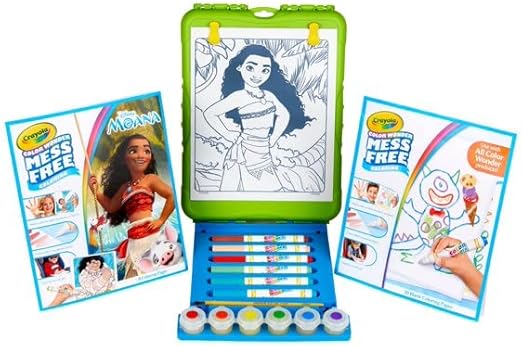 Amazon.com: Crayola Color Wonder Moana Travel Easel : Toys & Games