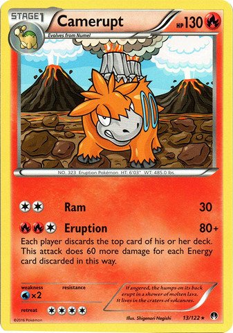 Pokemon Camerupt Evolution Chart