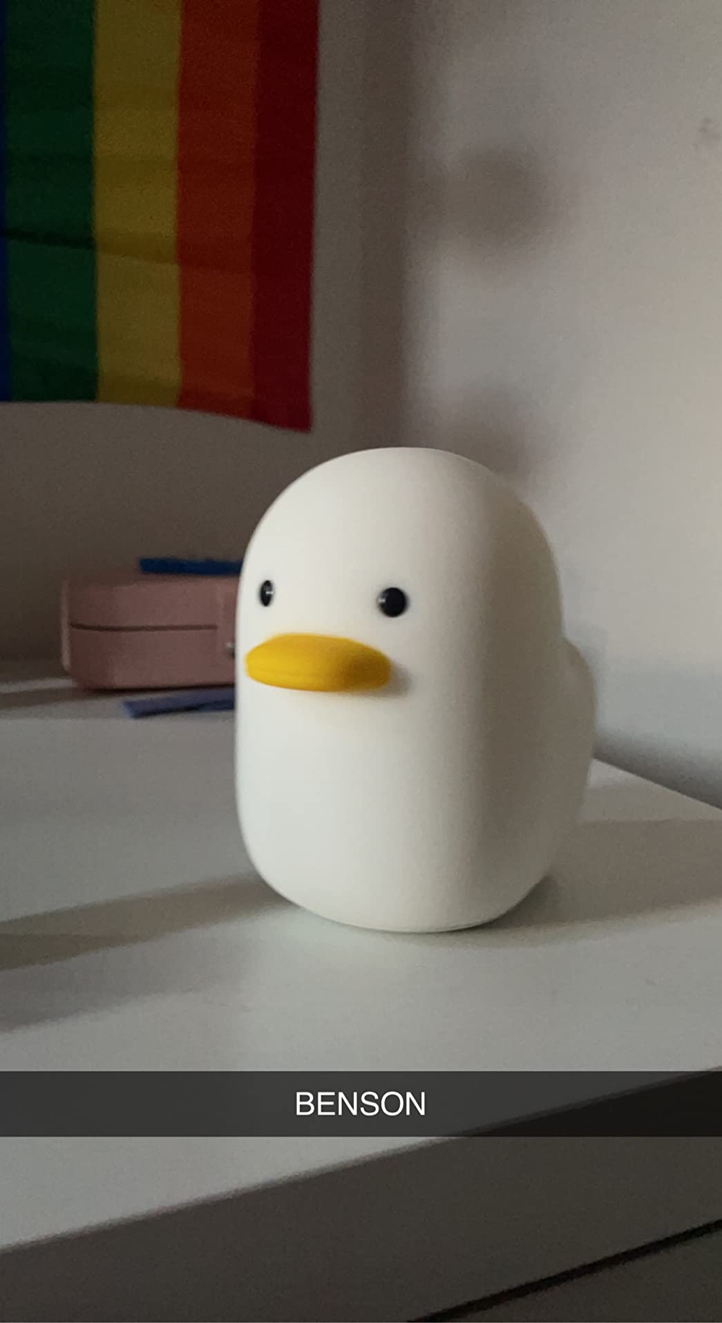 UNEEDE LED Benson Night Light, Cute Duck Animal Silicone Nursery Night ...