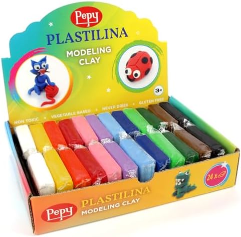 Amazon.com: Extra Soft, Endlessly Reusable Kids Modeling Clay 10 Pk ...