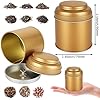Amazon.com: Acrux7 12 Pack Small Tea Tin Canisters with Airtight Lids ...