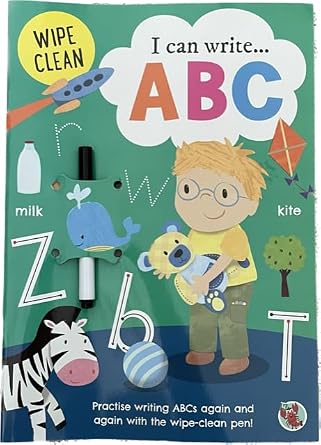 WIPE CLEAN ABC WRITING BOOK: Amazon.co.uk: LAUGHING LOBSTER ...