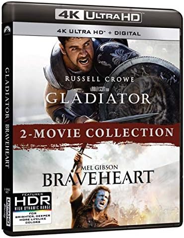 Amazon.com: Gladiator/Braveheart 2-Movie Collection (4K Ultra HD ...