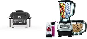 Ninja AG300C Foodi 4-in-1 Indoor Grill With 4-Quart (3.8L) Air Fryer ...