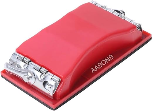 AASONS 6.5" (160mm) Hand Sanding Block With Clip On Fitting Sanding ...