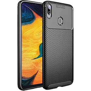 TheGiftKart Rugged Carbon Fibre TPU Armor Back Cover Case for Samsung Galaxy M10s / A20 / A30 ...