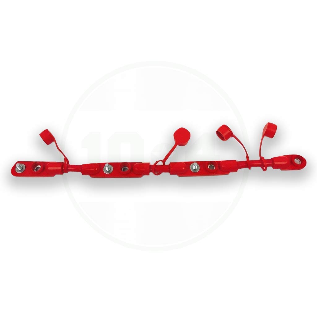 Amazon.com: One New 21" Overmolded Four-Battery Harness Assembly, Red ...