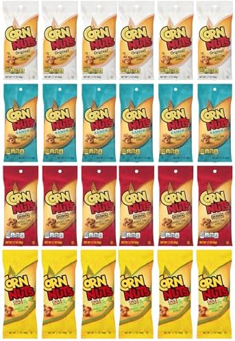 Amazon.com: Corn Nuts Variety 24 Pack, Crunch Corn Kernals Original ...