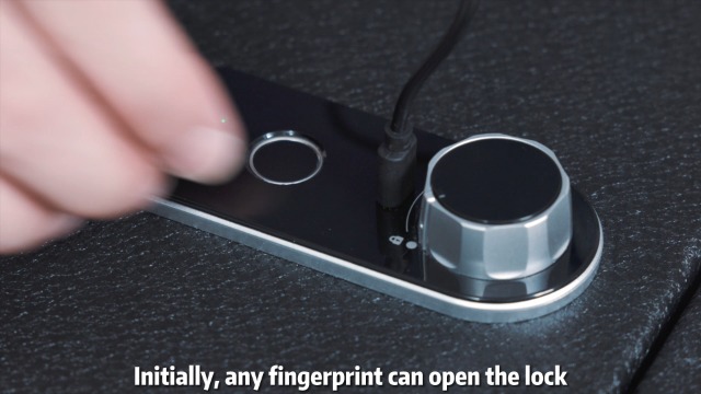 Watch WASAI Console Safe Vault, fingerprint lock with backup key on ...