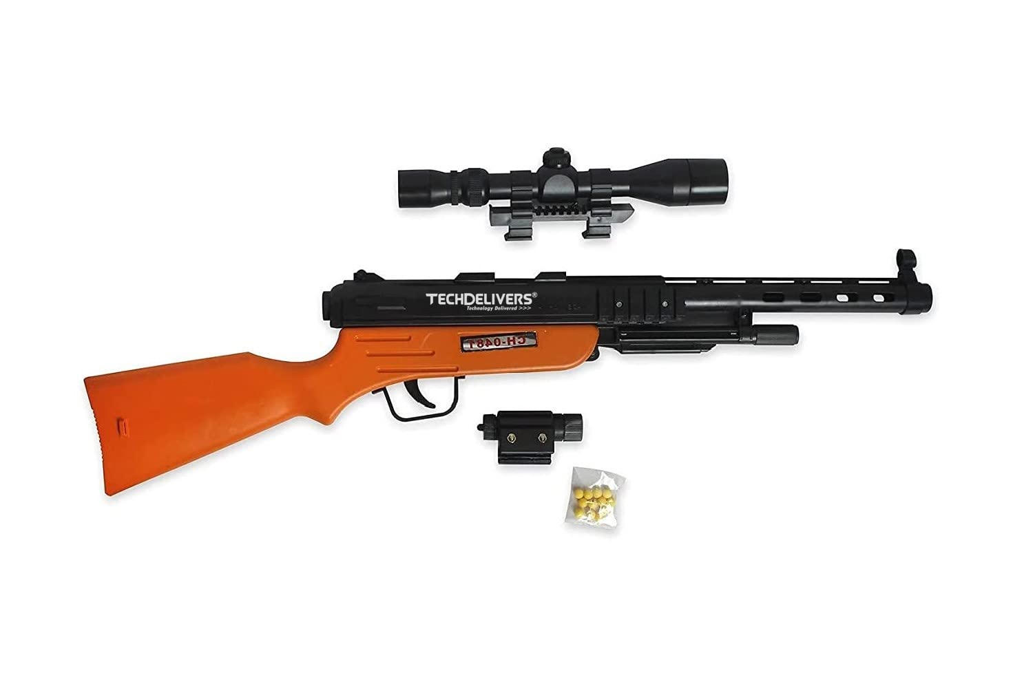 TECHDELIVERS® M40 Big Size Sniper Gun Toy with Real Scope with Laser ...