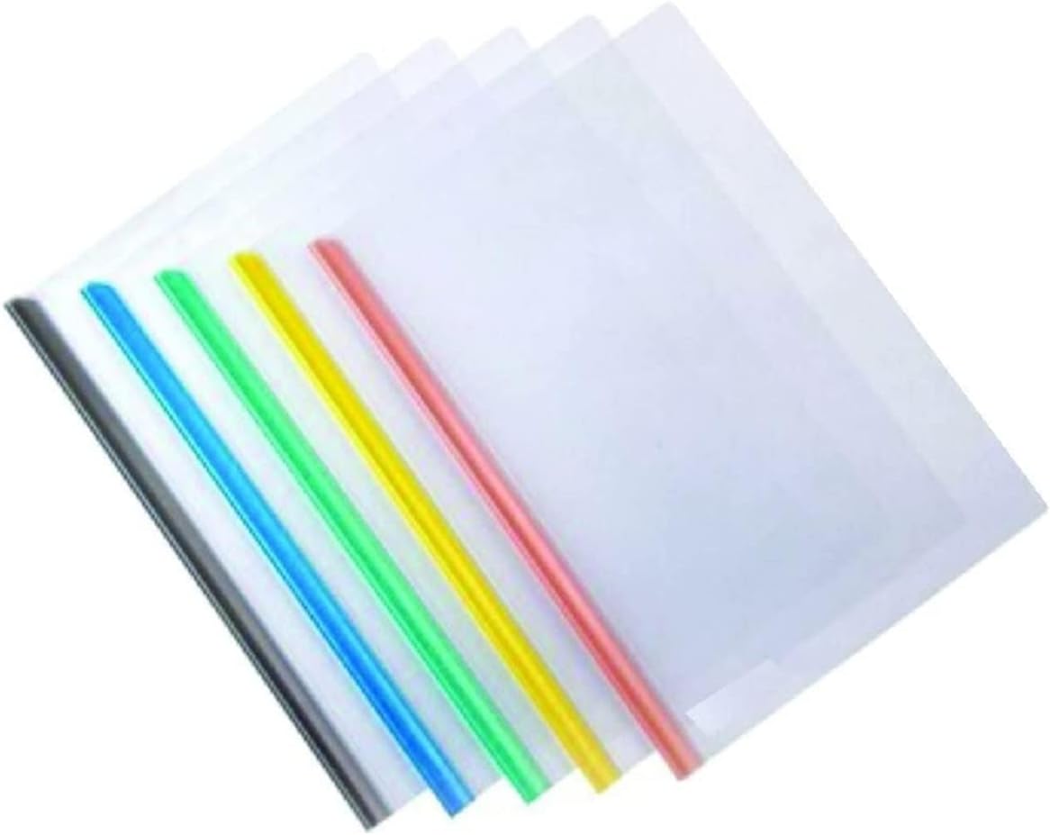Hellaro Plastic File A4 Size | Stick Transparent File Folder Stick File ...