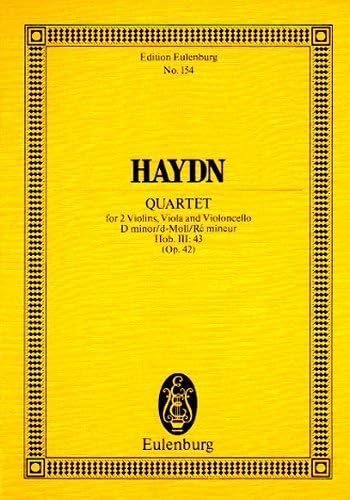 Amazon.com: Quatour à cordes Ré mineur: Russisches / Jungfern-Quartett Nr. 6. op. 42. Hob. III ...