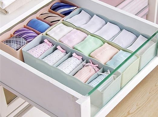 Multipurpose Plastic Drawer Organizer, Dividers, Closet Storage Box ...