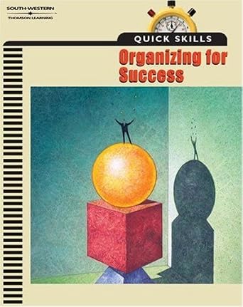 Amazon.com: Quick Skills: Organizing For Success: 9780538432238 ...