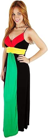 RastaEmpire Women's Rasta and Reggae Royal Empress Dress - Rasta/Reggae ...