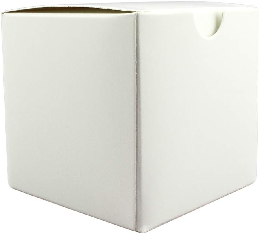 Amazon.com: Tytroy 3 x 3 x 3 Inch White Gift Boxes Paper Crafting Boxes ...
