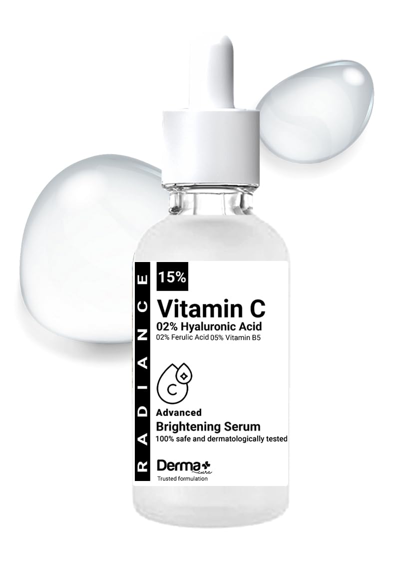 Derma+Cure 15% Vitamin C Serum | Brighten & Glowing skin | Remove ...